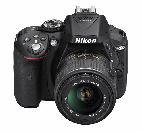 Nikon D5300 24.2 MP CMOS Digital SLR Camera with 18-55mm f/3.5-5.6G ED VR II Auto Focus-S DX NIKKOR Zoom Lens - International Version (No Warranty)