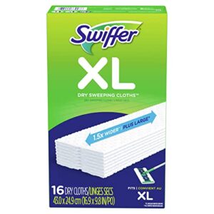 Swiffer Sweeper X-Large Dry Sweeping Cloth Refills Unscented 16 Count