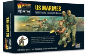 blot action us marines pacific theater 1:56 wwii military wargaming figures plastic model kit