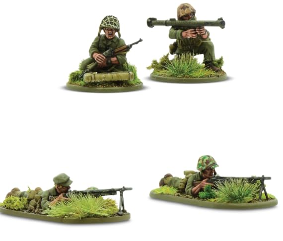 Blot Action US Marines Pacific Theater 1:56 WWII Military Wargaming Figures Plastic Model Kit