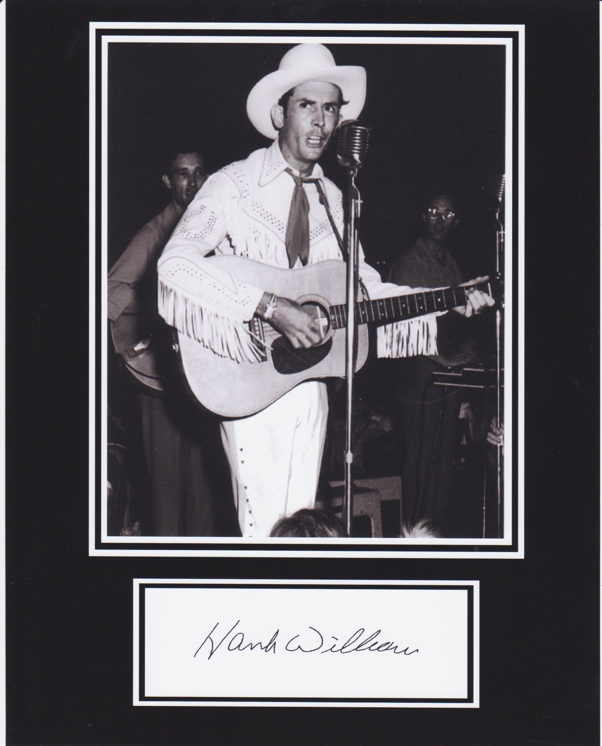 Kirkland Hank Williams 8 X 10 Autograph Photo on Glossy Photo Paper