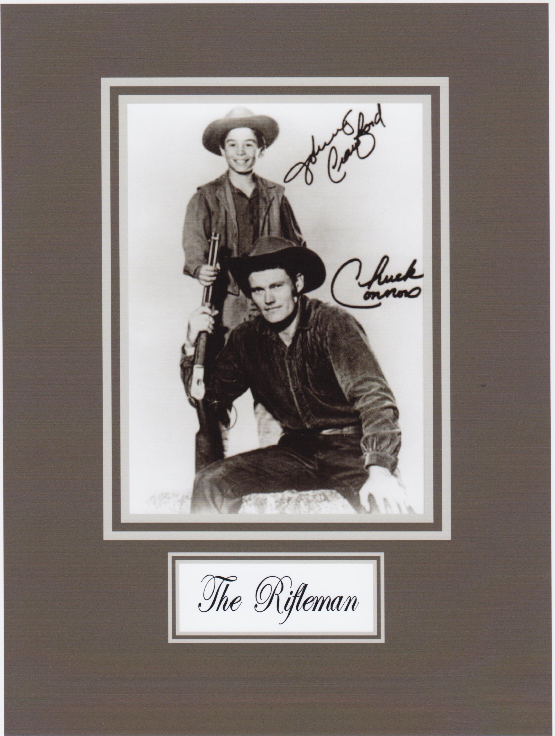 Kirkland Signature The Rifleman, Classic TV 8 X 10 Autograph Photo on Glossy Photo Paper