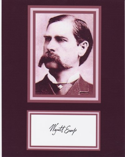 Kirkland Signature Wyatt Earp 8 X 10 Autograph Photo on Glossy Photo Paper