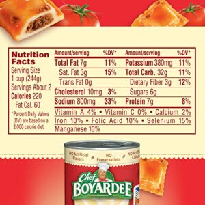 Chef Boyardee Mini Ravioli, 15 oz, 4 Pack