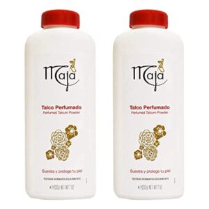 maja perfumed talcum powder-talco perfumado 7 oz. 2-pack