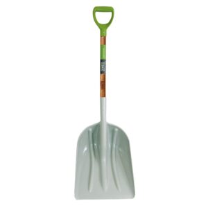 ames 2682700 poly scoop with hardwood handle and d-grip, 46-inch