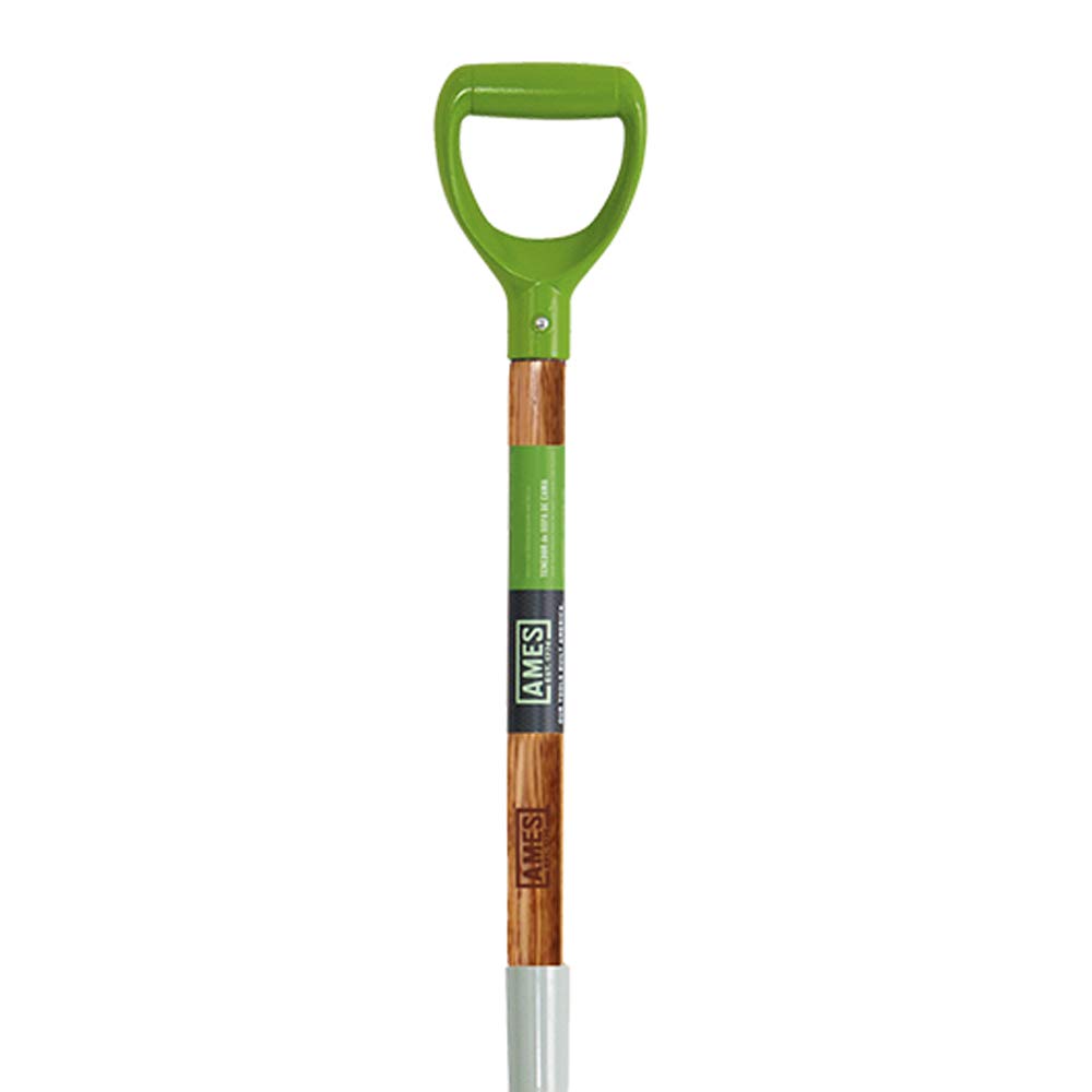 AMES 2682700 Poly Scoop with Hardwood Handle and D-Grip, 46-Inch