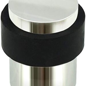 INOX DSIX02-32 Cylindrical Floor Mount Door Stop, Polished Stainless Steel