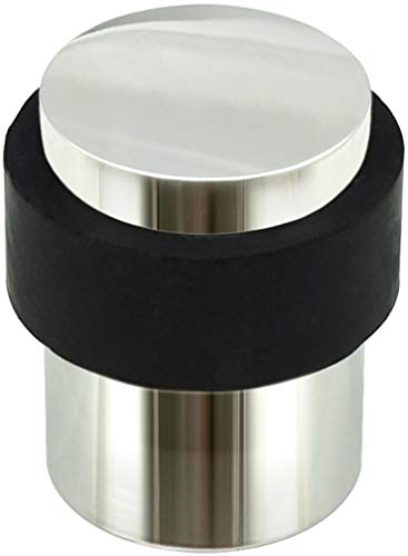 INOX DSIX02-32 Cylindrical Floor Mount Door Stop, Polished Stainless Steel