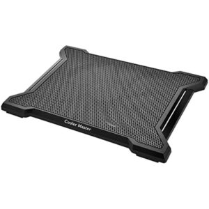 cooler master notepal x-slim ii laptop cooling pad 'silent 200mm fan, egonomic design, supports up to 15.6" laptops' r9-nbc-xs2k-gp