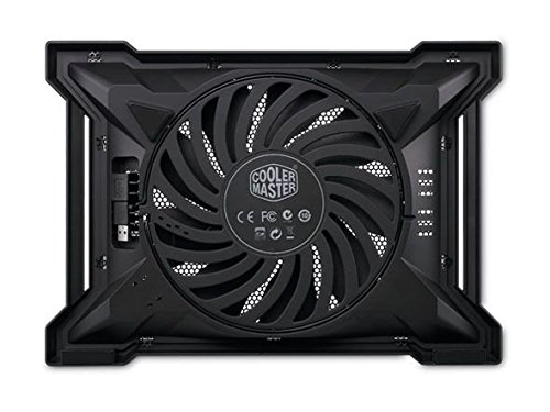 Cooler Master NotePal X-Slim II Laptop Cooling Pad 'Silent 200mm Fan, Egonomic Design, Supports up to 15.6" laptops' R9-NBC-XS2K-GP