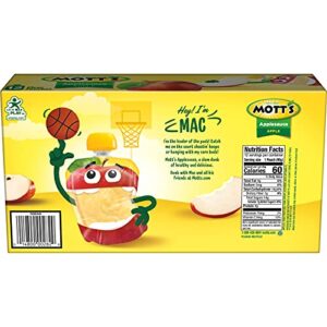 Mott's Original Applesauce, 3.2 oz clear pouches, 12 Count (Pack of 4)