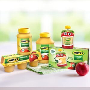 Mott's Original Applesauce, 3.2 oz clear pouches, 12 Count (Pack of 4)