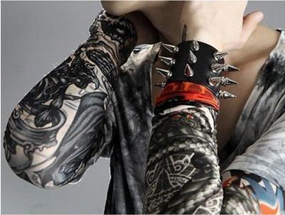 Hmxpls 6 Pcs Tattoo Compression Sleeve, Arm Sleeves Tattoo, Tatto Sleeve Covers, Temporary Tattoo Sleeves, Sunscreen Sleeves.