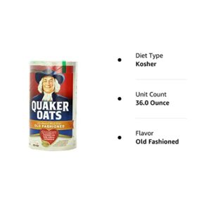 Quaker Oats Old Fashioned, 18 0z. (2 Pack)