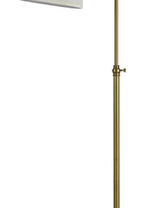 Cal Lighting BO-2205FL-AB Transitional One Light Floor Lamp from Wilmington Collection in Brass - Antique Finish, 28.00 inches, Copper