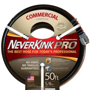 teknor apex neverkink, 8844-50 pro water hose,5/8-in x 50-feet