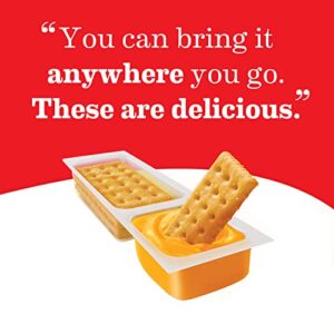 Handi-Snacks RITZ Crackers 'N Cheesy Dip Snack Packs, 12 Boxes of 6 Snack Packs (72 Total Packs)