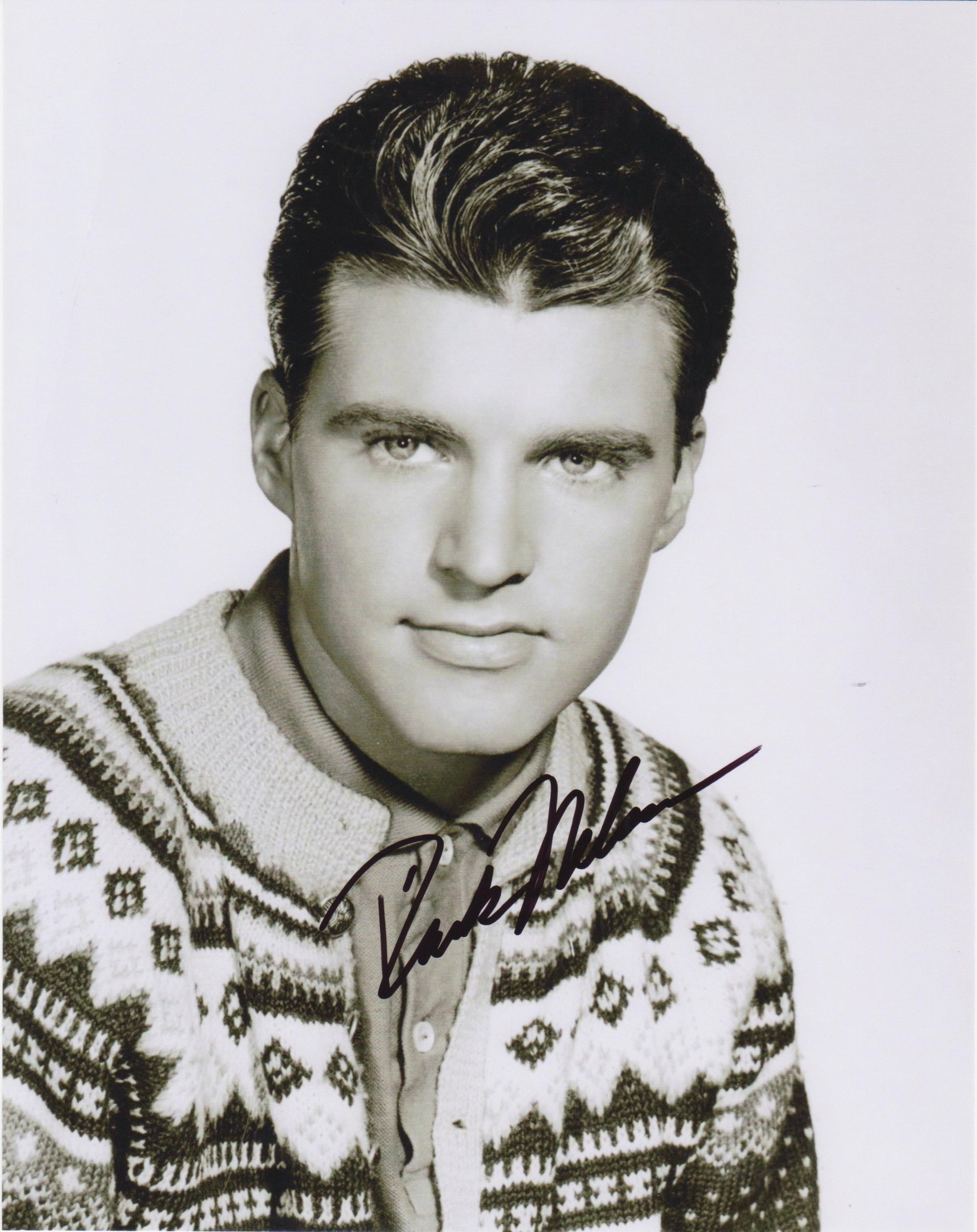 Kirkland Signature Ricky Nelson 8 X 10 Autograph Photo on Glossy Photo Paper