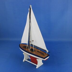 Hampton Nautical It Floats 12" American Floating Sailboat Hampton Nautical Model Ship, Fully Assembled (Not a Kit)