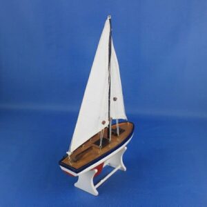 Hampton Nautical It Floats 12" American Floating Sailboat Hampton Nautical Model Ship, Fully Assembled (Not a Kit)