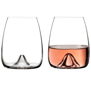 Waterford Elegance Stemless Wine Glass, Pair