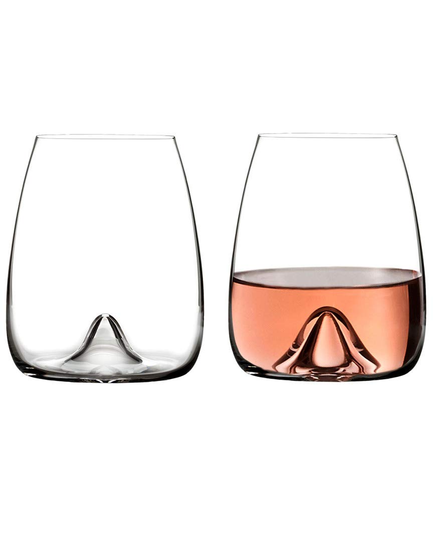 Waterford Elegance Stemless Wine Glass, Pair