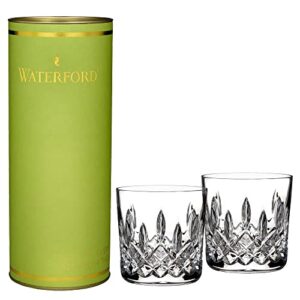 waterford lead crystal giftology lismore tumbler pair, 9 fl oz