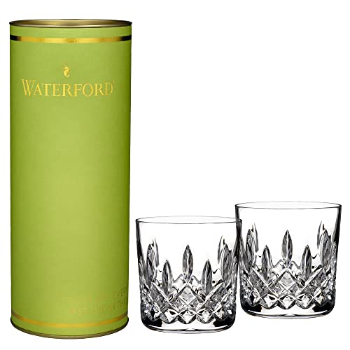 Waterford Lead Crystal Giftology Lismore Tumbler Pair, 9 fl oz