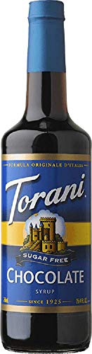 Torani Chocolate Syrup, Sugar Free, Kosher, 12.7 Fluid Ounce (Pack of 4)