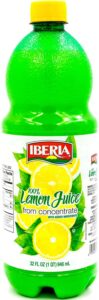 iberia 100% lemon juice from concentrate, 32 fl oz