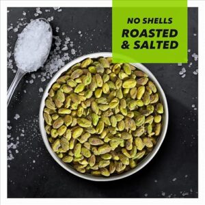 Wonderful Pistachios No Shells, Roasted and Salted Nuts, 6 Ounce Resealable Bag, Protein Snack, On-the Go (6 oz)