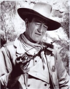 kirkland john wayne 8 x 10 photo autograph on glossy photo paper