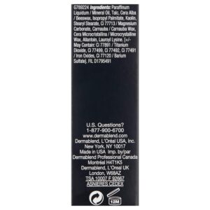 Dermablend Quick-Fix Body Makeup Full Coverage Foundation Stick, Water-Resistant Body Concealer for Imperfections & Tattoos, 0.42 Oz