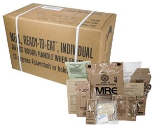 genuine u.s. military surplus ready to eat meals (12 packs)