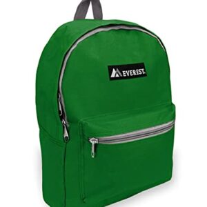 Everest Basic Backpack, Emerald Green, One Size