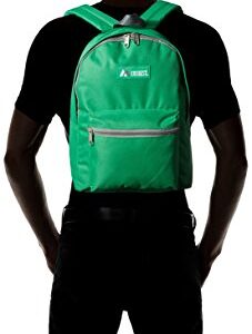 Everest Basic Backpack, Emerald Green, One Size