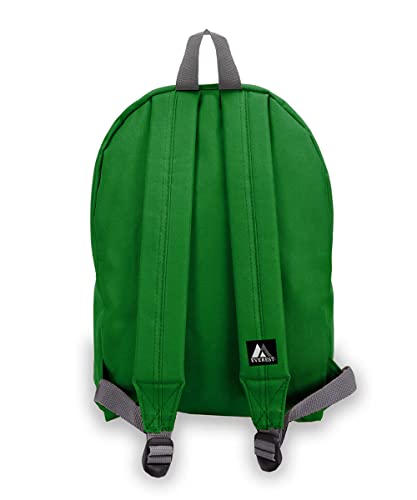 Everest Basic Backpack, Emerald Green, One Size