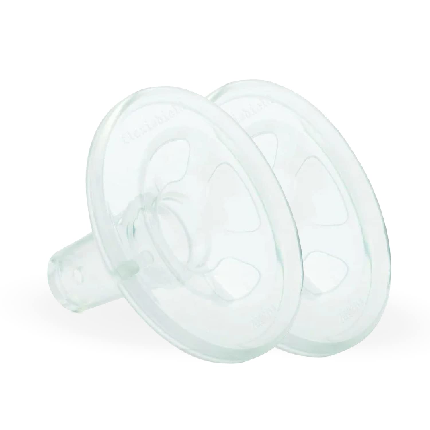 Ameda CustomFit Breast Pump Flange Insert | 21mm Flexishield Areola Stimulator Flange Inserts | Silicone | 2 Count | Works with HygieniKit, MYA Joy, MYA Joy Plus & Pearl Breast Pumps | BPA & DEHP Free