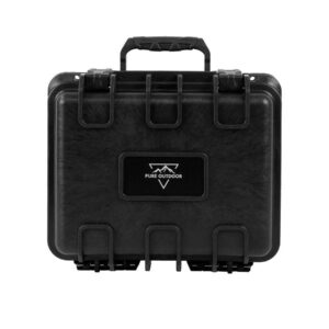 Monoprice Weatherproof/Shockproof Hard Case - Black Ip67 Level Dust and Water Protection Up to 1 Meter Depth with Customizable Foam, 10" x 9" x 7", 6.6 Liter