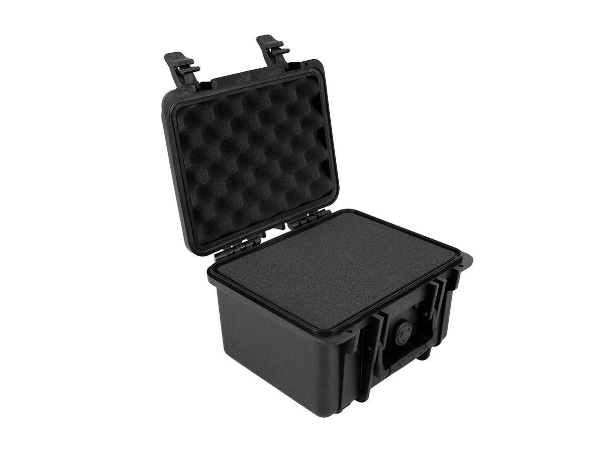 Monoprice Weatherproof/Shockproof Hard Case - Black Ip67 Level Dust and Water Protection Up to 1 Meter Depth with Customizable Foam, 10" x 9" x 7", 6.6 Liter