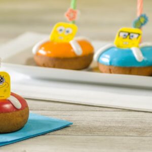 DECOPAC Spongebob Squarepants Mood Faces Cupcake Rings - 24 pcs