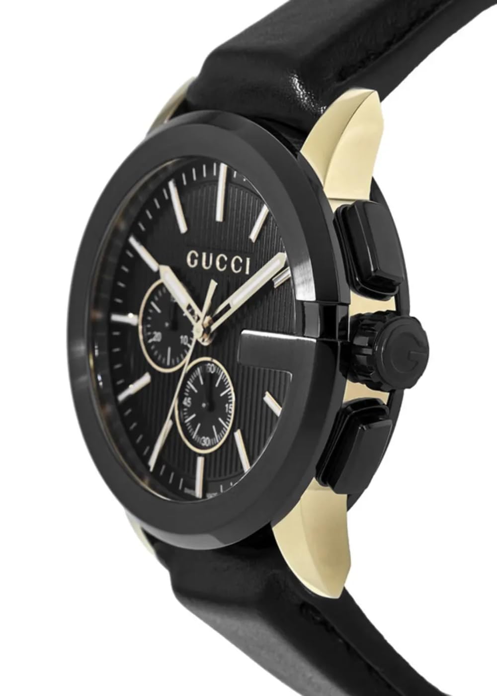 Gucci Gucci G - Chrono Collection Black Mens' Watch(Model:YA101203)