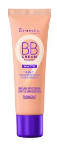 rimmel london match perfection - 002 medium - bb cream, lightweight, spf 25, minimizes the look of pores, 1oz