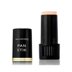 3 x max factor pan stik foundation, 13 nouveau beige, (9g)