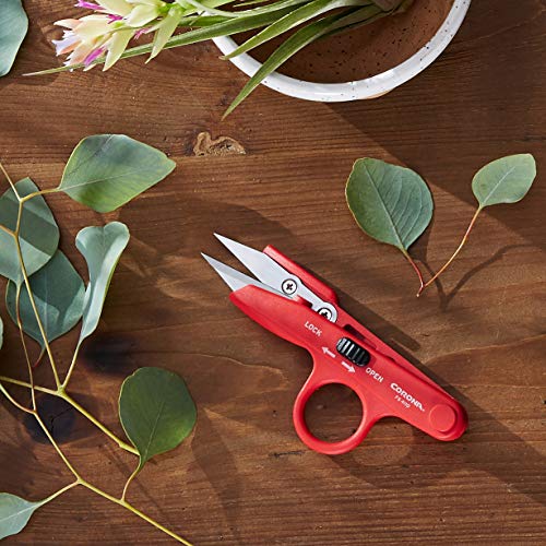 Corona FS 4110 Hydroponic Finger Micro Snips , Red