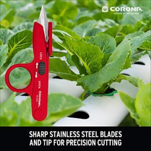 Corona FS 4110 Hydroponic Finger Micro Snips , Red