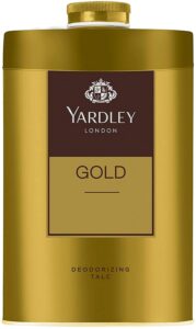 yardley london gold deodorizing talc talcum powder men 100gm