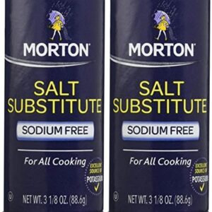 Morton Salt Substitute, 3.12 oz, 2 pk