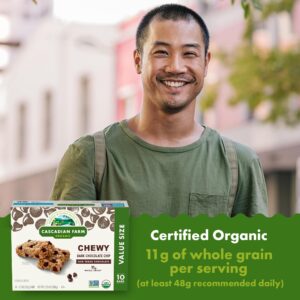 Cascadian Farm Organic Chocolate Chip Granola Bars, 10 ct, 12.3 oz